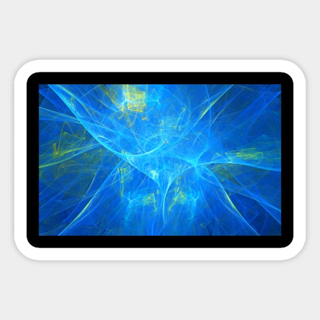 Abstract lighting blue background - Lighting Designer - Sticker | TeePublic