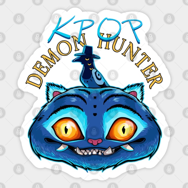 Derpy Cat Kpop Demon Hunter - Derpy Tiger - Sticker | TeePublic