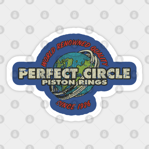 Perfect Circle Piston Rings - V8 Engine - Sticker | TeePublic