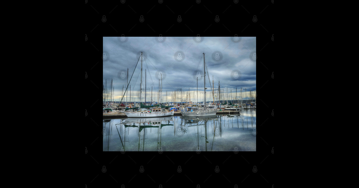 Port Townsend Marina 2 - Port - Sticker | TeePublic