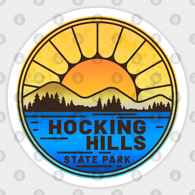 Hocking Hills State Park Ohio OH - Hocking Hills - Sticker | TeePublic
