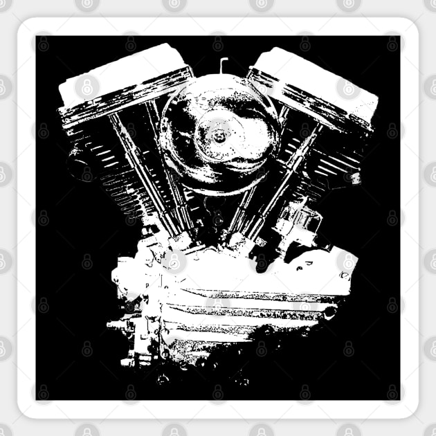 Pale Panhead - Panhead - Sticker | TeePublic