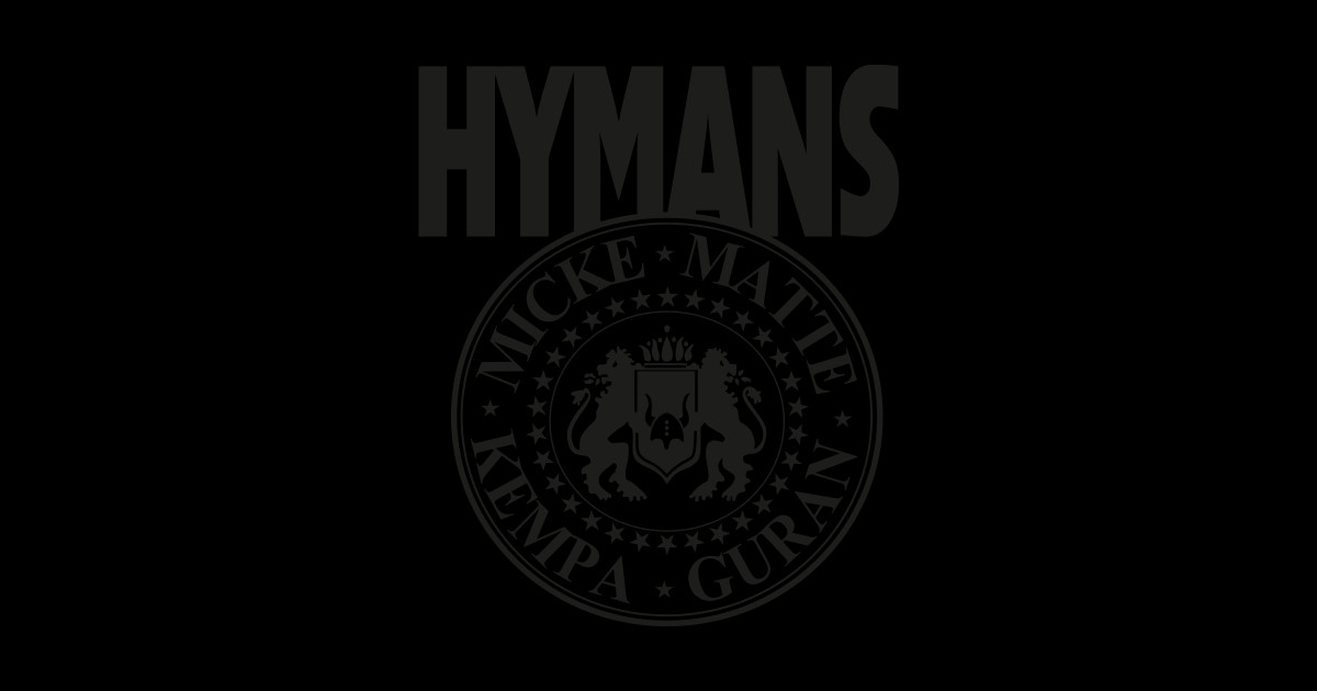 The Hymans classic black logo in new design - Hymans Black Logo Merch ...