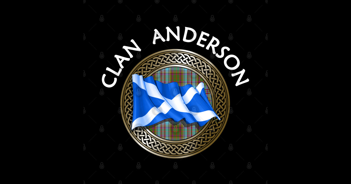 Clan Anderson Crest And Tartan Knot Anderson Posters And Art Prints Teepublic
