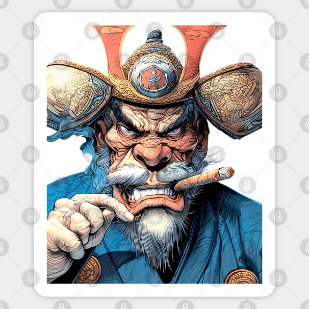 Puff Sumo: Ronin Samurai Puff Sumo Smoking a Cigar on a light (Knocked ...