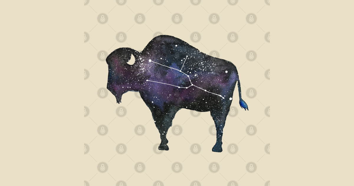 Bison Constellation - Bison - T-Shirt | TeePublic