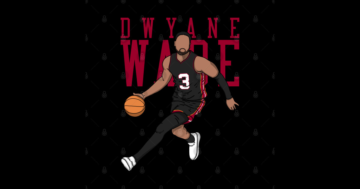 Dwyane Wade Comic Style - Dwyane Wade - Posters and Art Prints | TeePublic