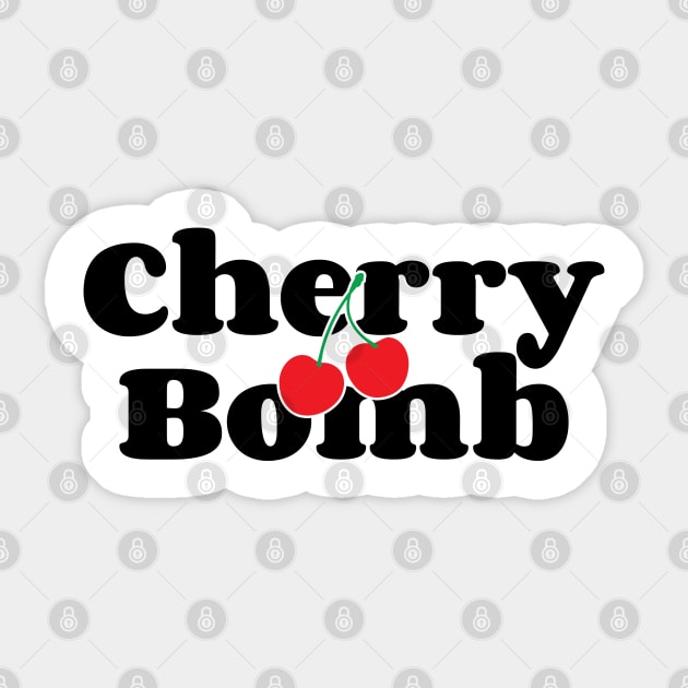 Cherry Bomb v2 - Cherry Bomb - Sticker | TeePublic