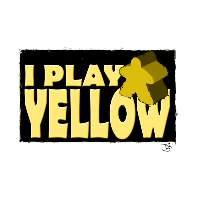 I Play Yellow - Boardgame - T-Shirt | TeePublic