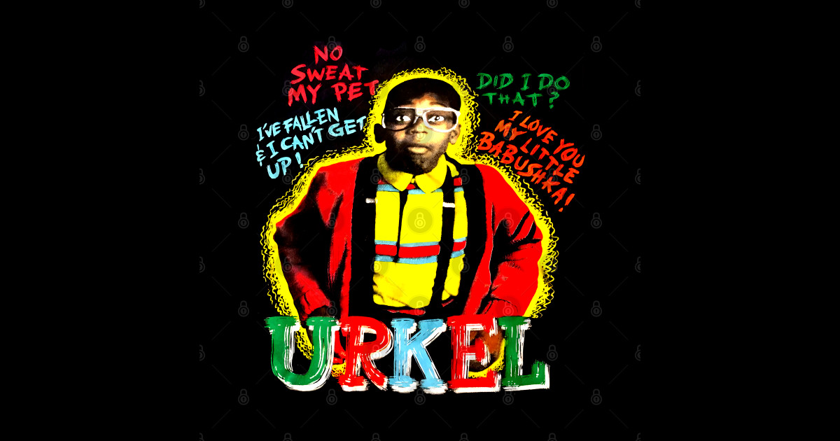 Urkel - 90's Vintage Style - Steve Urkel - Sticker | TeePublic