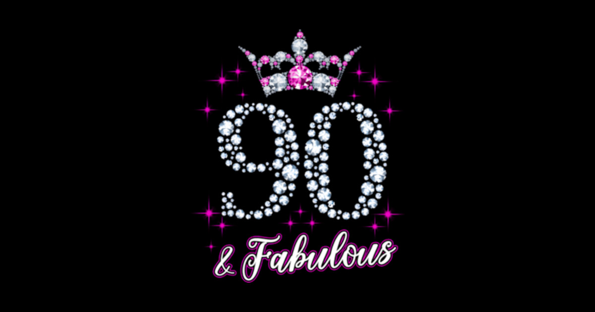 90 And Fabulous 1929 90Th - 90th Birthday Party Decorations - Sticker ...