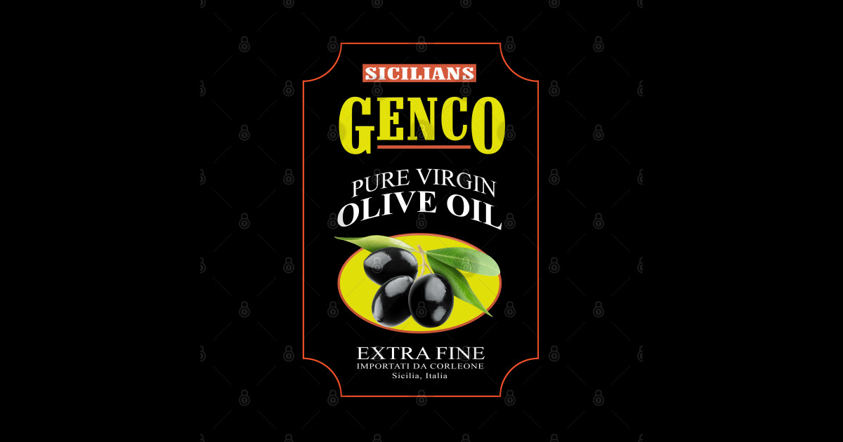 Genco Olive Oil - Olive Design - T-Shirt | TeePublic