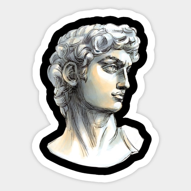 David Statue - David - Sticker | TeePublic