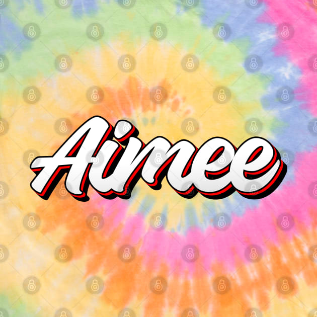 Aimee name - cool 70s retro font - Aimee Name Cool 70s Retro Font - T ...