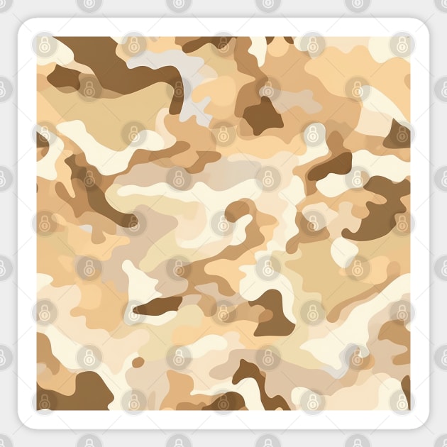 tan brown desert camo pattern - Tan Brown Desert Camo Pattern - Sticker ...