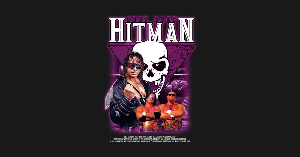 Bret-Hart - Bret Hart - T-Shirt | TeePublic