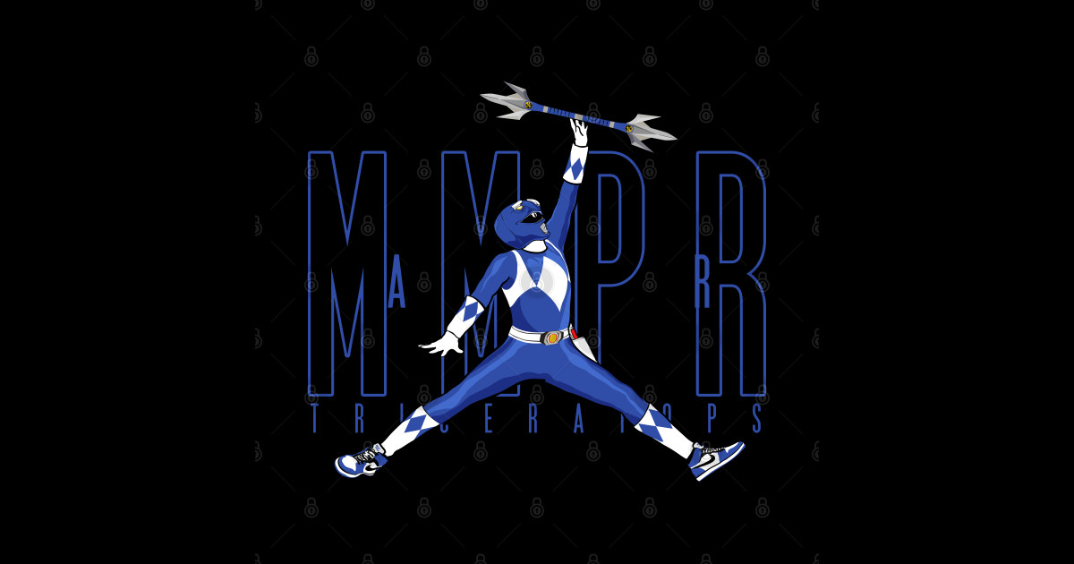 AIR BLUE RANGER - Mmpr - Sticker | TeePublic