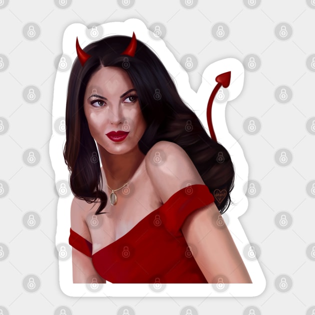 Rubi La Diabla - Lotera - Sticker | TeePublic