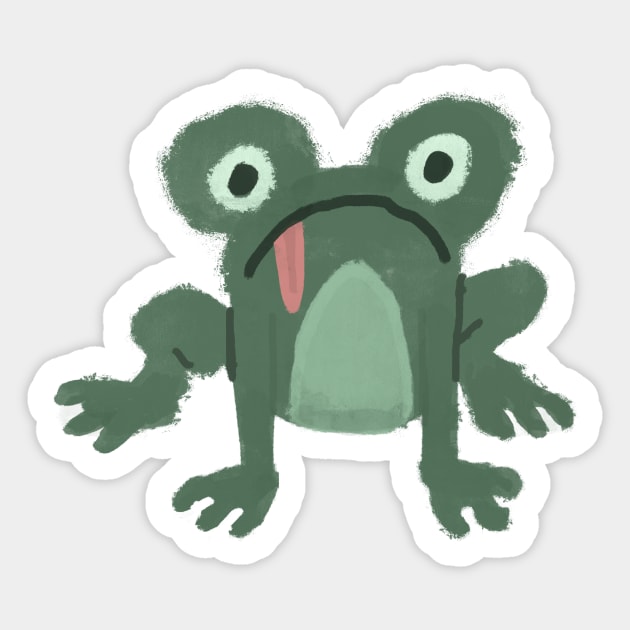 derp frog drawing