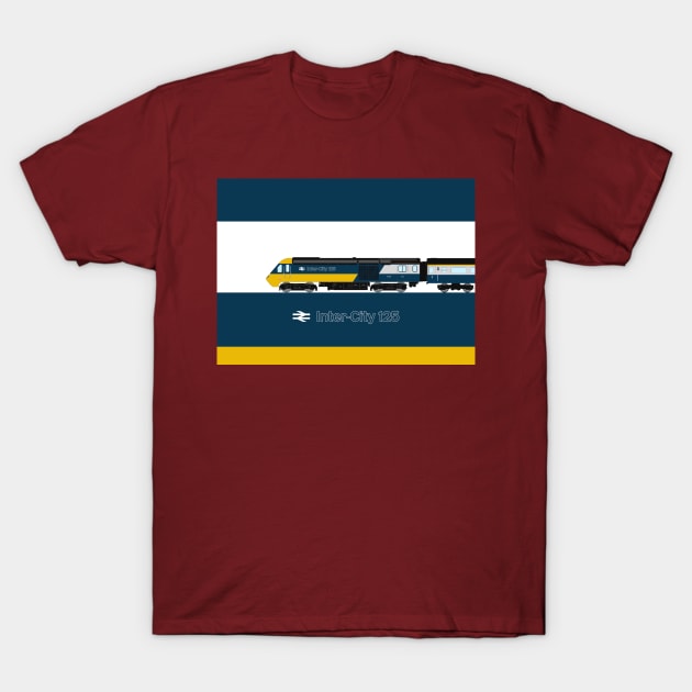 Intercity 125 HST British Rail Blue Livery - Intercity - T-Shirt ...