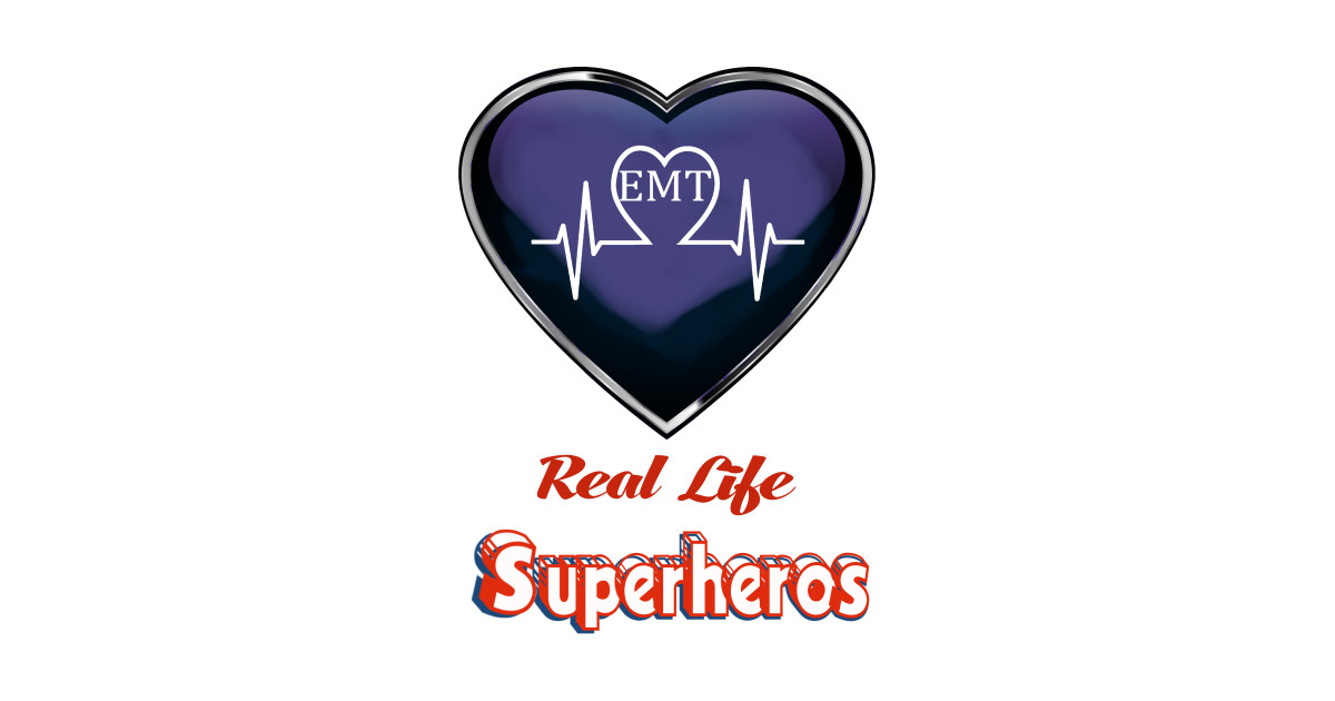 EMT Emergency Medical Tech Superhero Paramedic - Paramedics - T-Shirt ...