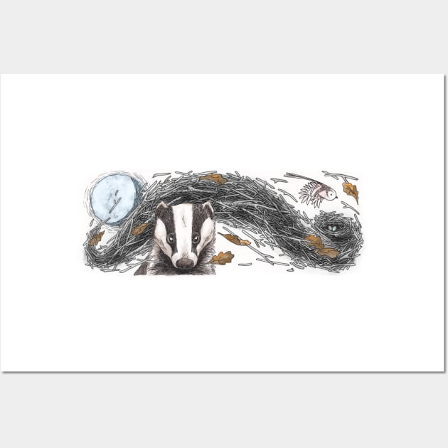 In The Sticks - Badger - Badger - Posters and Art Prints | TeePublic
