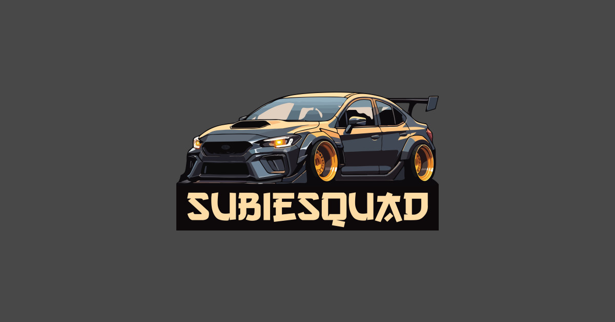 Impreza WRX STI Car Art - Subaru Widebody Modified JDM Car - Impreza ...