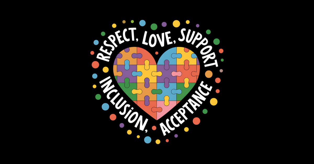 Autism Awareness Respect Love Support Blue Autism - Autism Awareness ...