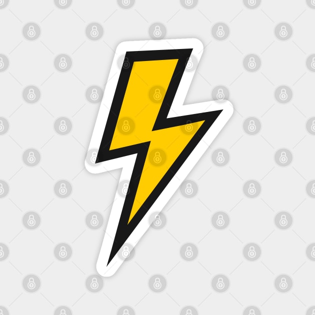 lightning bolt outline simple