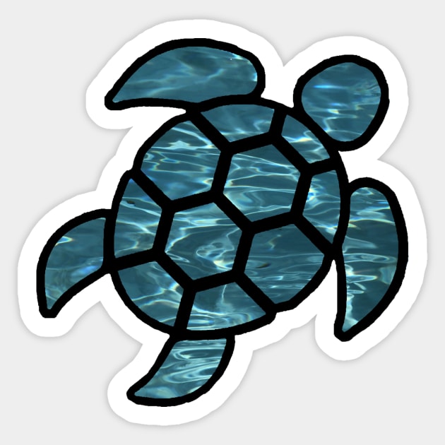 vsco turtle water background - Vsco - Sticker | TeePublic