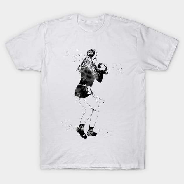 Flag Football Player Girl - Flag Football Player - T-Shirt | TeePublic