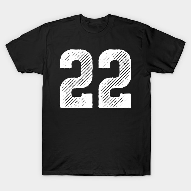 Rough Number 22 - 22nd Birthday - T-Shirt | TeePublic
