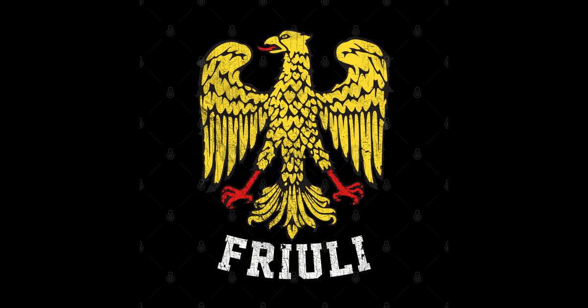 Friuli Venezia Giulia / Coat of Arms / Vintage Style - Friuli - Posters ...