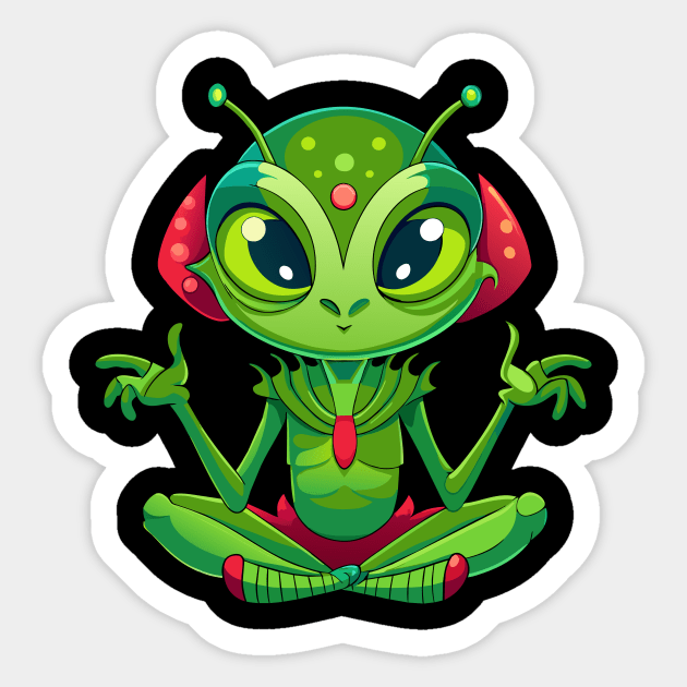 cute aliens - Cute Aliens - Sticker | TeePublic