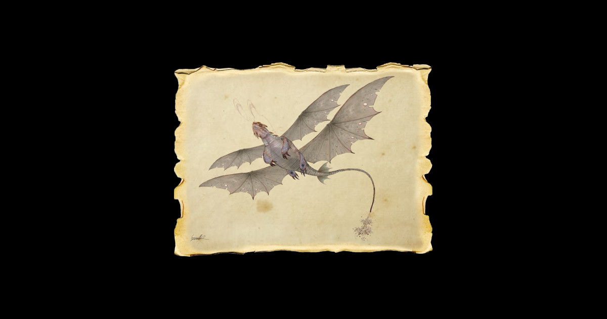 Page of Singetail - How To Train Your Dragon - Sticker | TeePublic