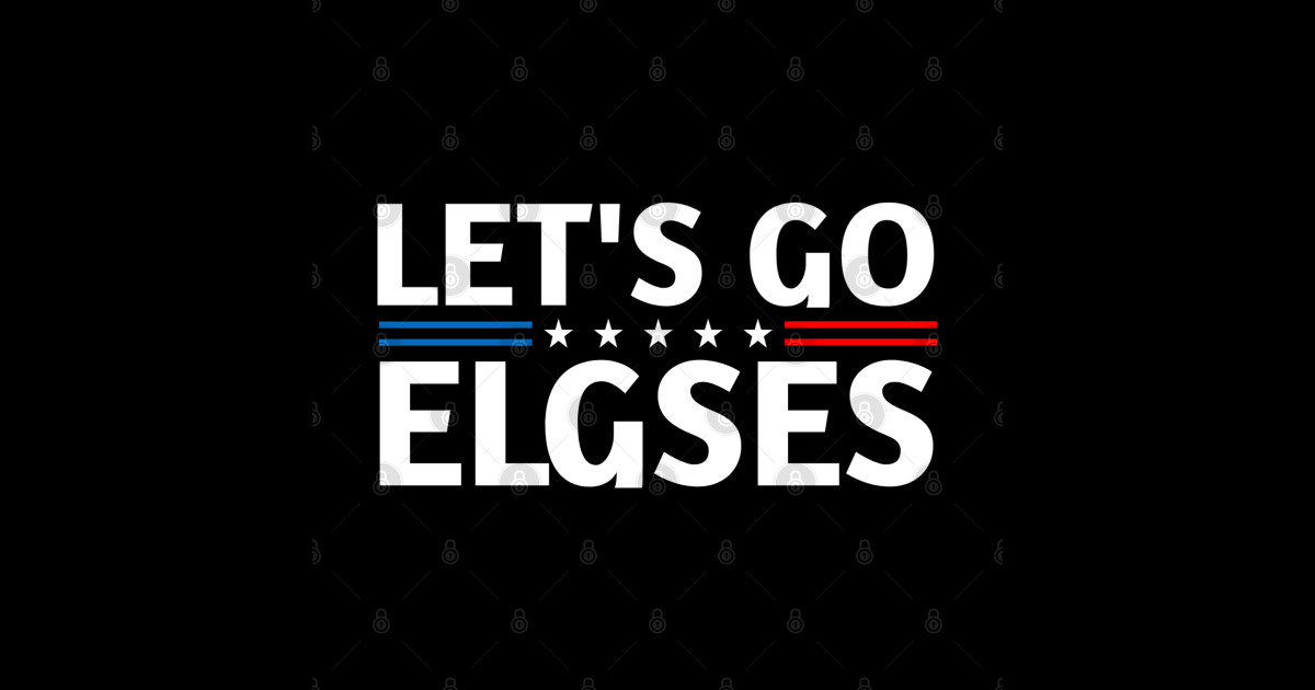 Let's-Go-Elgses - Lets Go Elgses - Sticker | TeePublic