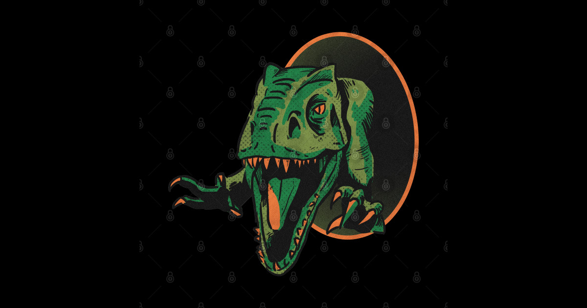 T-rex scary - T Rex Dinosaur Scary Skull Dino - Posters and Art Prints ...