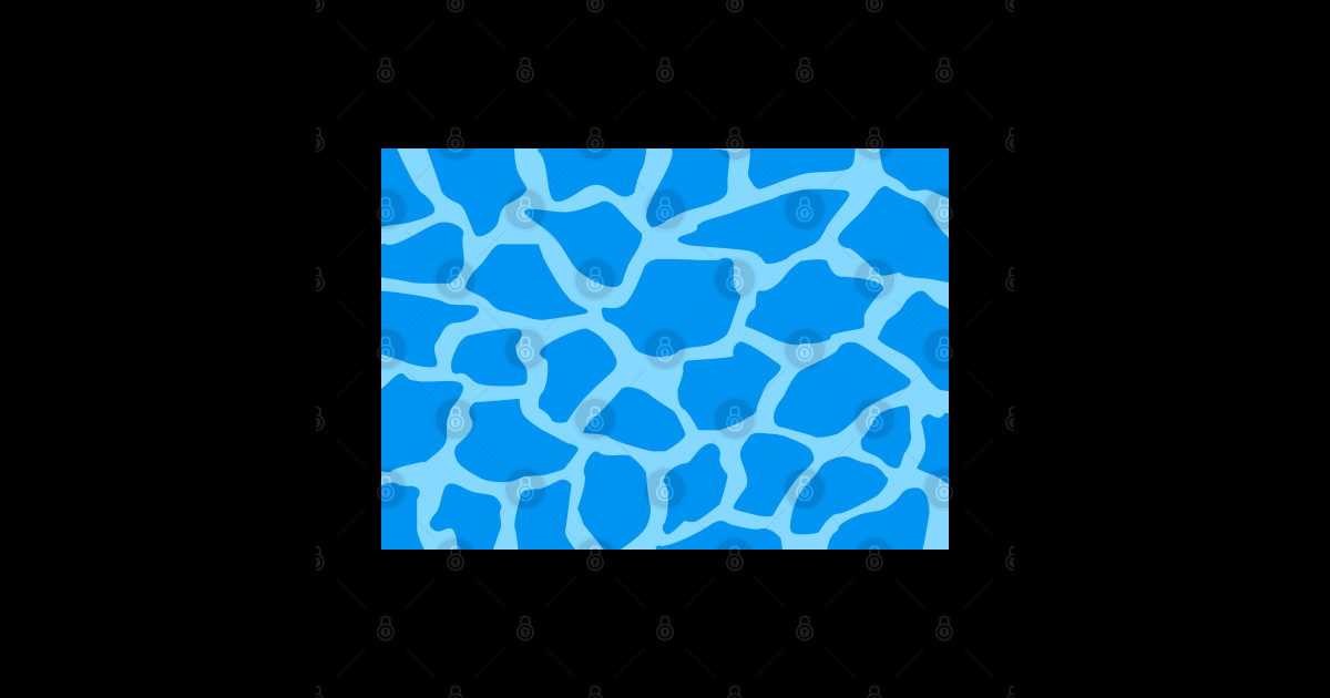 Blue Giraffe Pattern - Seamless Pattern - Sticker | TeePublic