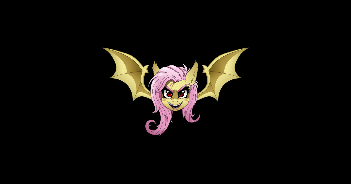 Flutterbat - Fluttershy - Sticker | TeePublic