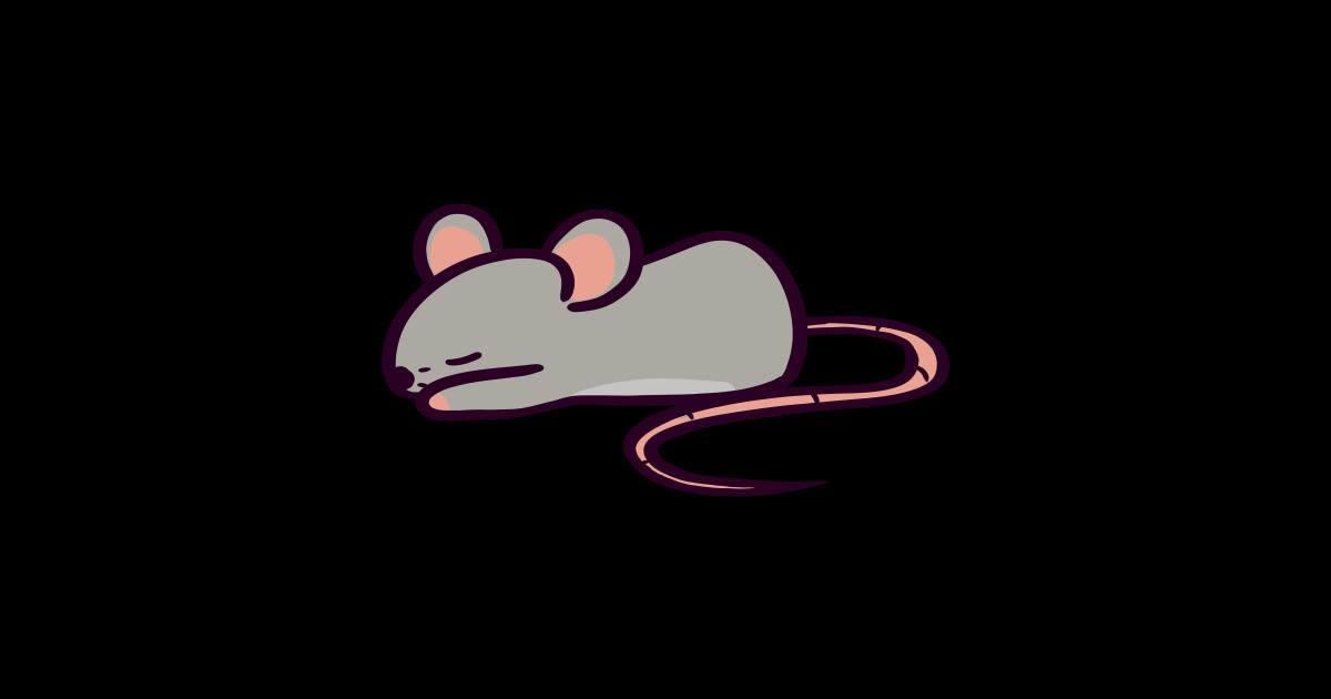 Cute Sleepy Rat - Cute Rat - Sticker | TeePublic