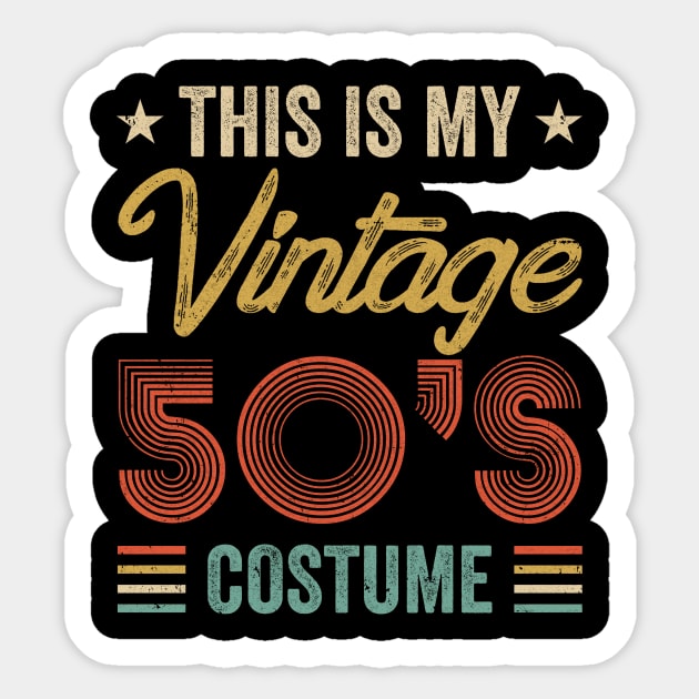 Vintage 50s Costume 50's Outfit 1950s Fashion 50 Theme Party - Vintage ...