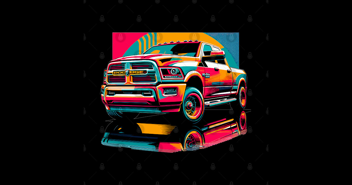 Dodge Ram - Dodge - Sticker | TeePublic