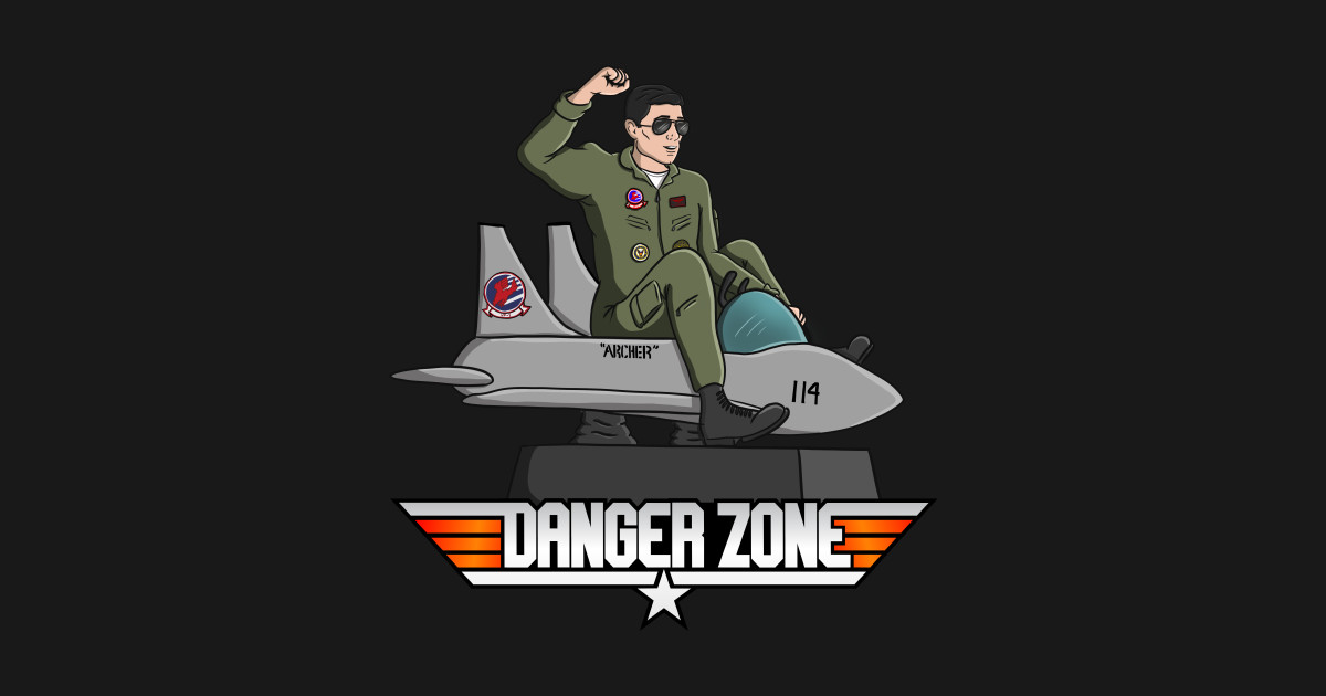Danger Zone - Sterling Archer - T-Shirt | TeePublic