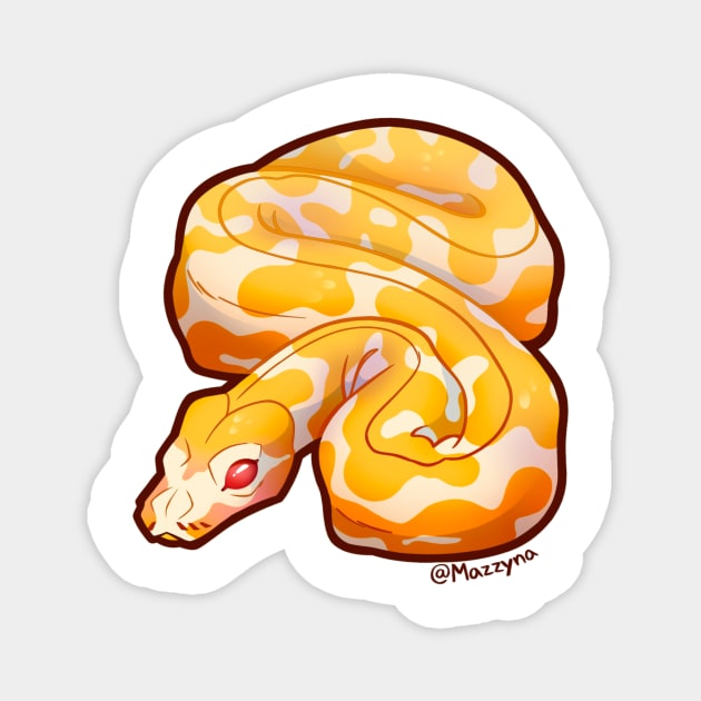 Banana Ball Python - Snake - Magnet | TeePublic