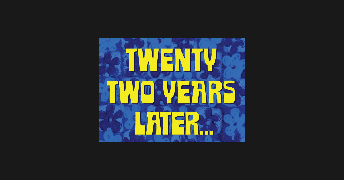 Twenty Two Years Later, A Few Moments Later, Birthday Shirt T-Shirt T ...