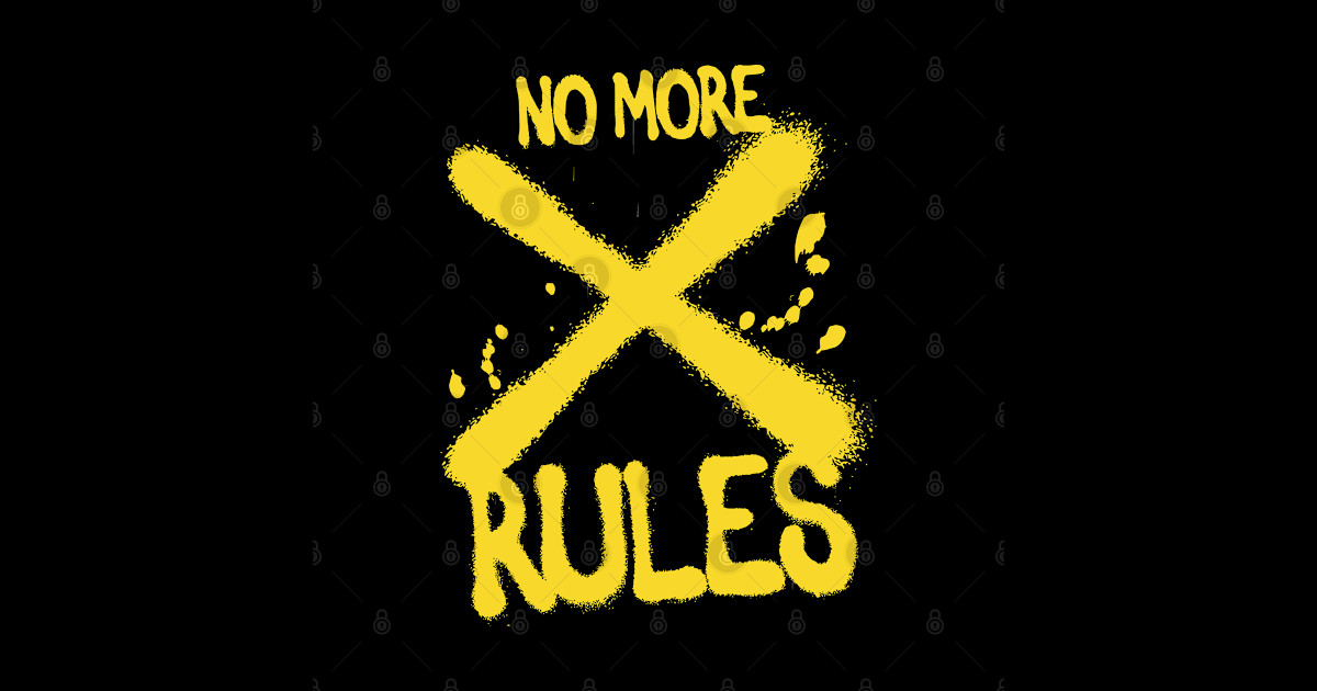 No more rules - Freedom - Sticker | TeePublic