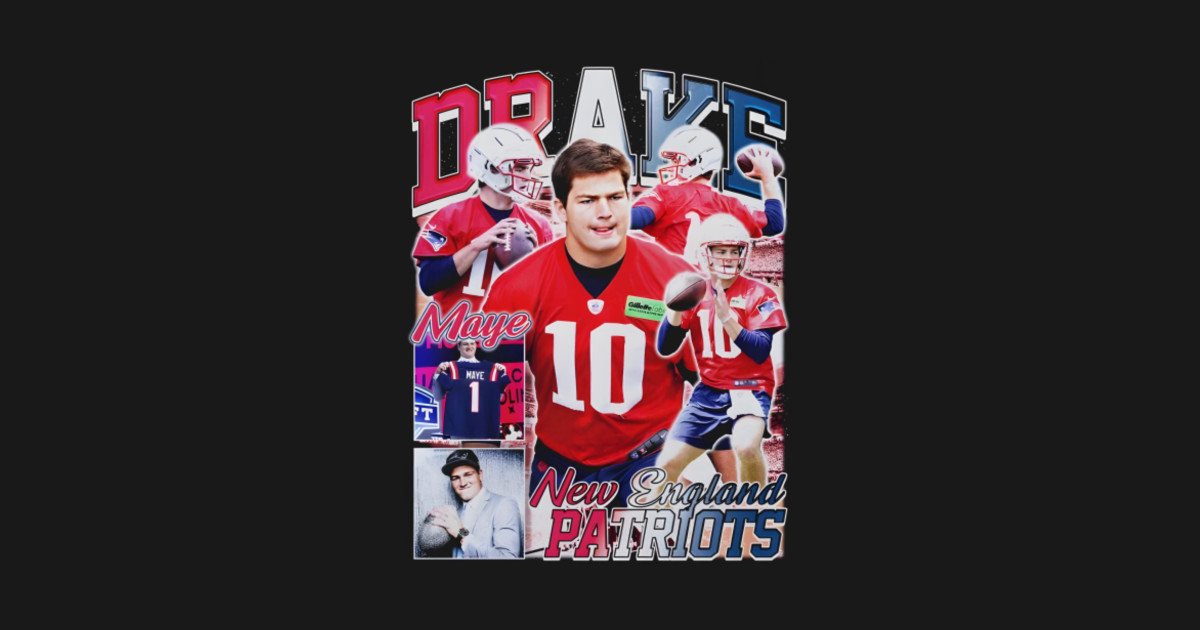 Drake Maye New England Collage - Drake Maye - T-Shirt | TeePublic