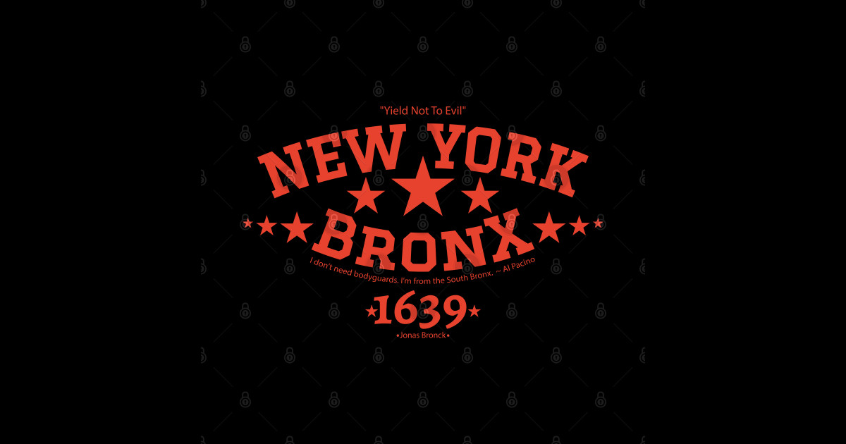 New York Bronx - New York Bronx Schriftzug - Bronx Logo - New York ...