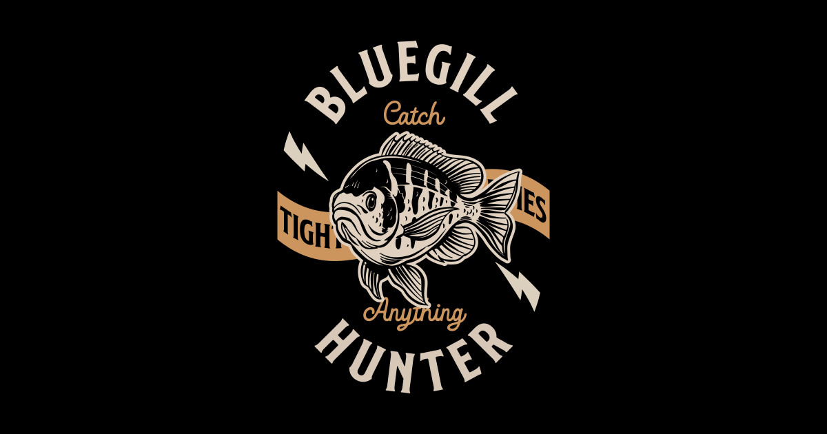 Bluegill Hunter - Fishing - Sticker | TeePublic