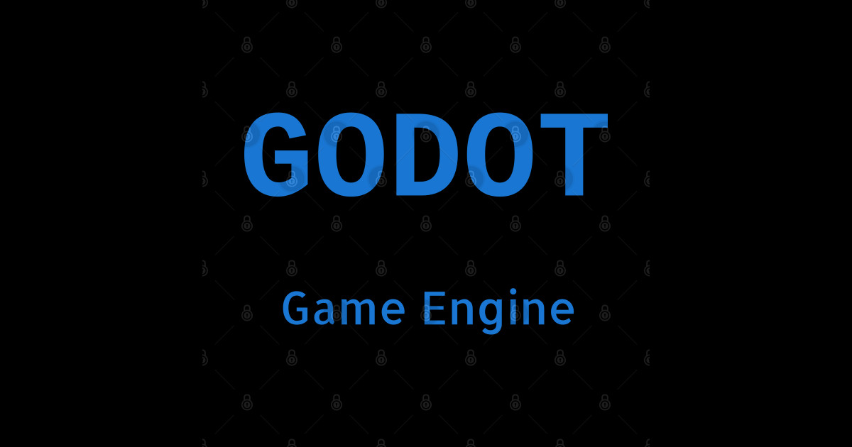 GODOT game engine t-shirt - Godot - Sticker | TeePublic